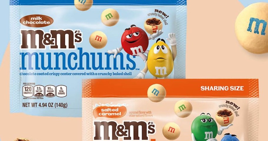 NEW M&M's Munchums are Delicious & Have 40% Less Sugar