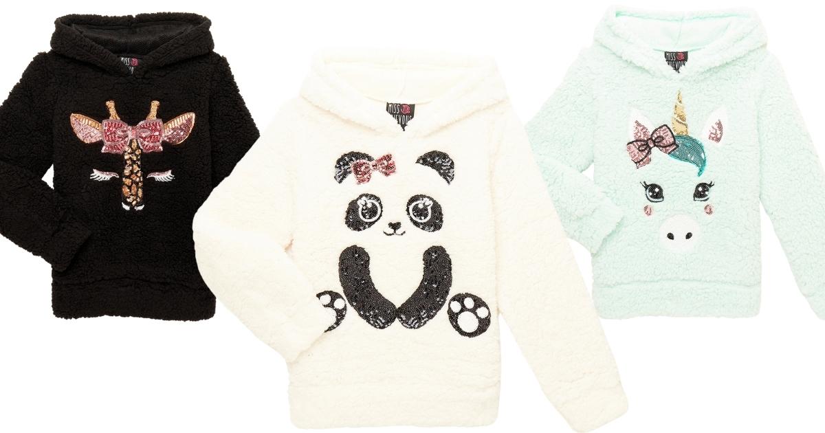 Girls Sequin Sherpa Hoodies Only $4.50 on Walmart.com (Regularly $15)