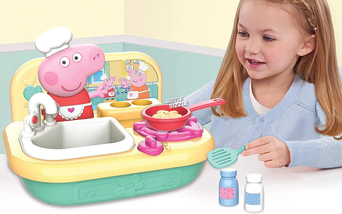 Peppa Pig Cooking Fun Tabletop Kitchen Only $6.49 on Amazon (Regularly ...
