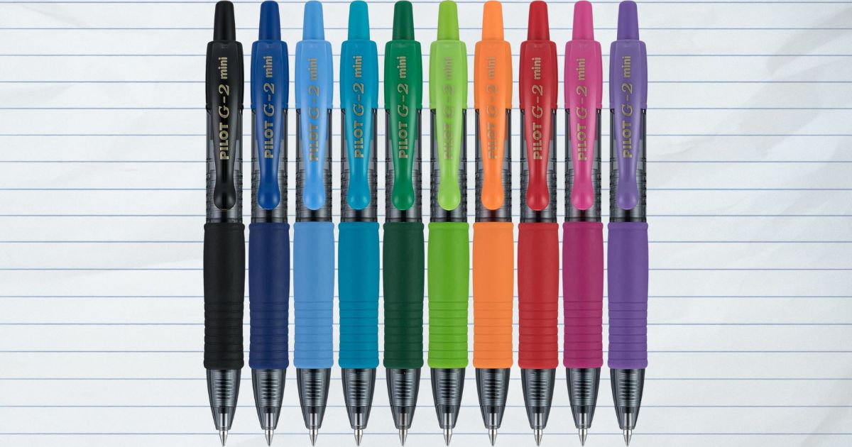 Pilot G2 Mini Gel Pens 10-Pack Only $6.81 Shipped on Amazon (Regularly ...