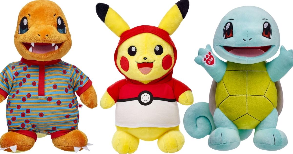 Build-A-Bear Has Fun Pokemon Styles Available + Save $10 Off Bundles ...