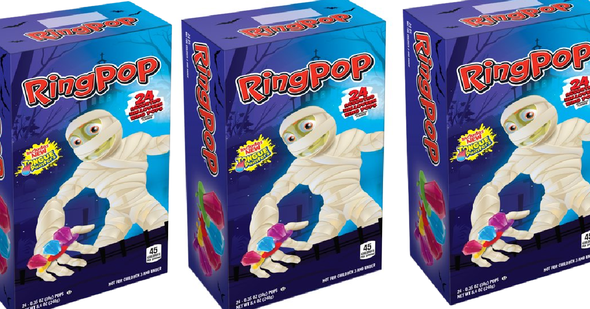 Ring Pop 24-Count Variety Pack Only $5 on Walmart.com (Just 22¢ Per ...