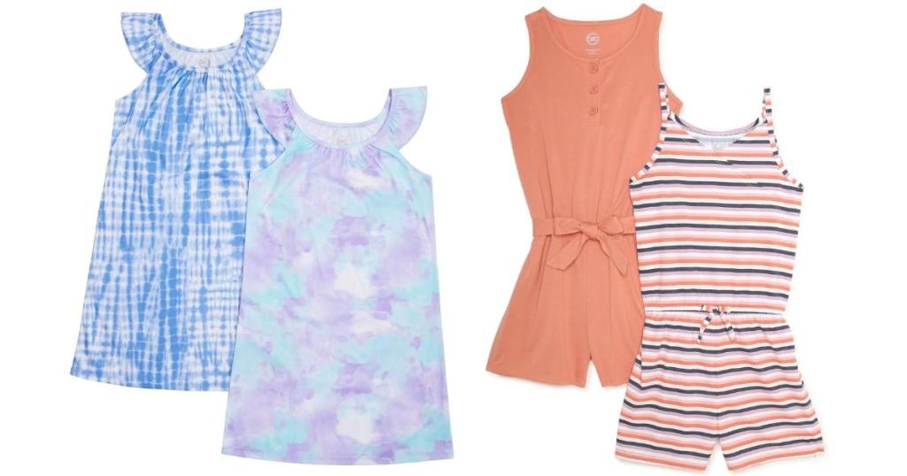 Wonder Nation Clothes Sets - Sleep Gown 2-Piece Set Only $7, Baby ...