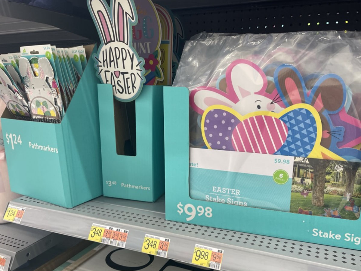 Walmart Easter Decorations from $1.98 | Shop Flocked Bunnies, Cute ...