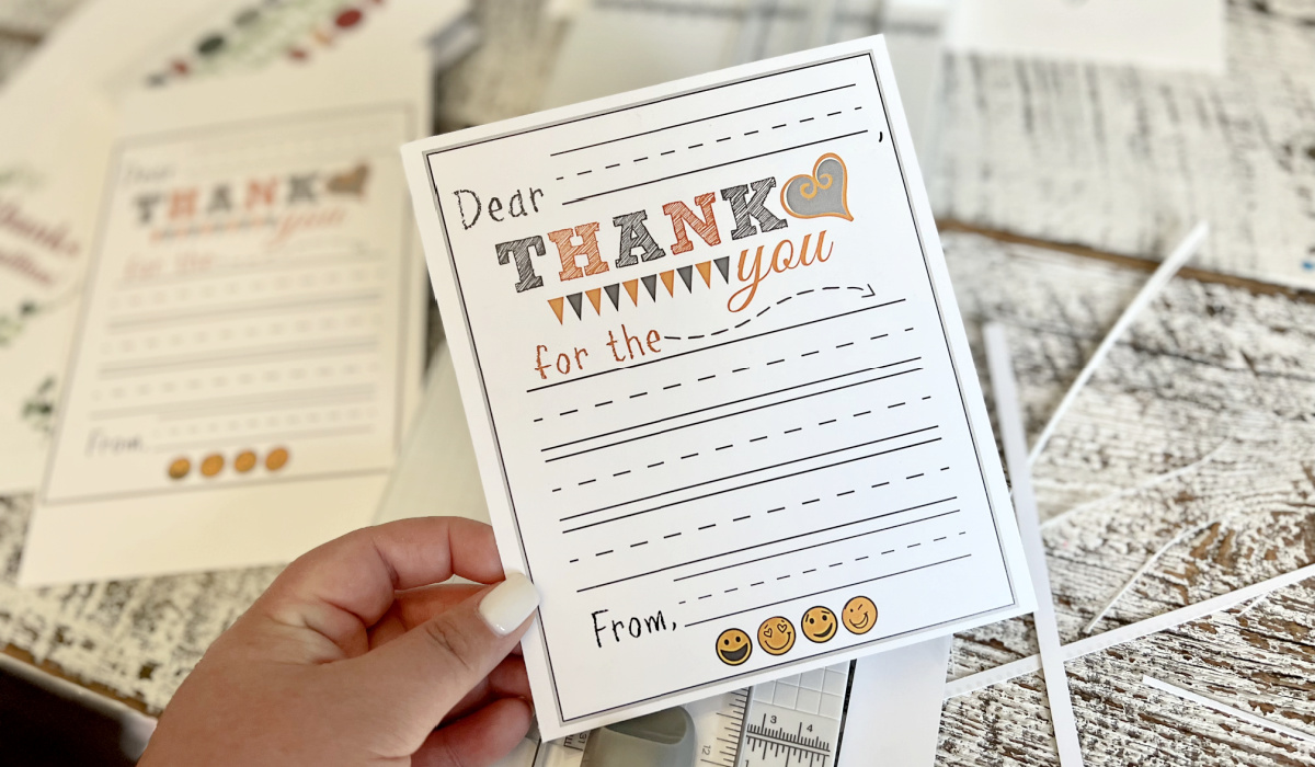 Show Your Gratitude With These Free Printable Thank You Cards!