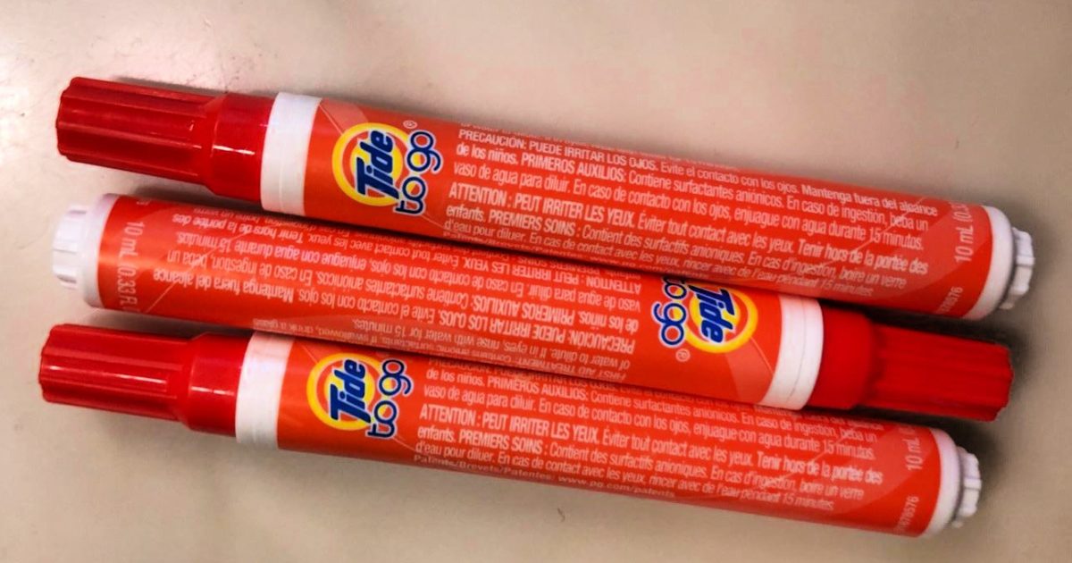 Tide To Go Pens 3-Pack Just $6 Shipped on Amazon | Hip2Save
