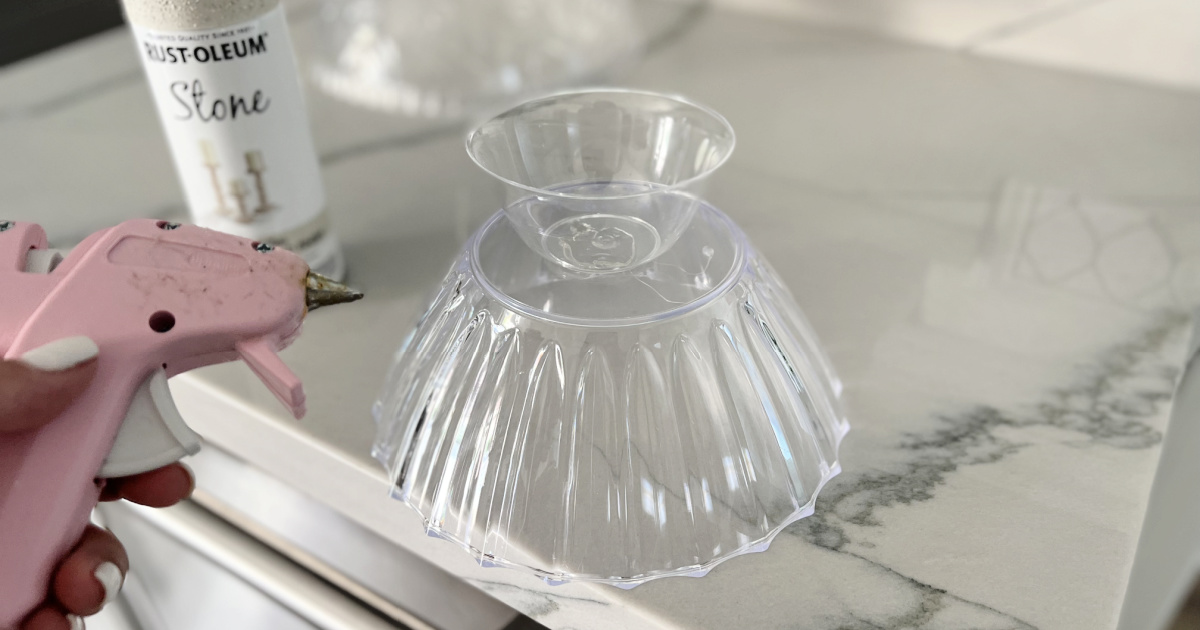 These Dollar Tree DIY Bowl Stands Are Trendy and Easy to Make!