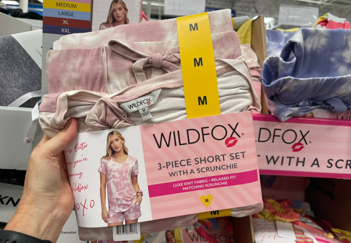 Women's Pajama Set w/ Shorts & Scrunchie ONLY $4.81 on Sam'sClub.com