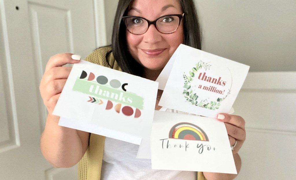 Show Your Gratitude With These Free Printable Thank You Cards!