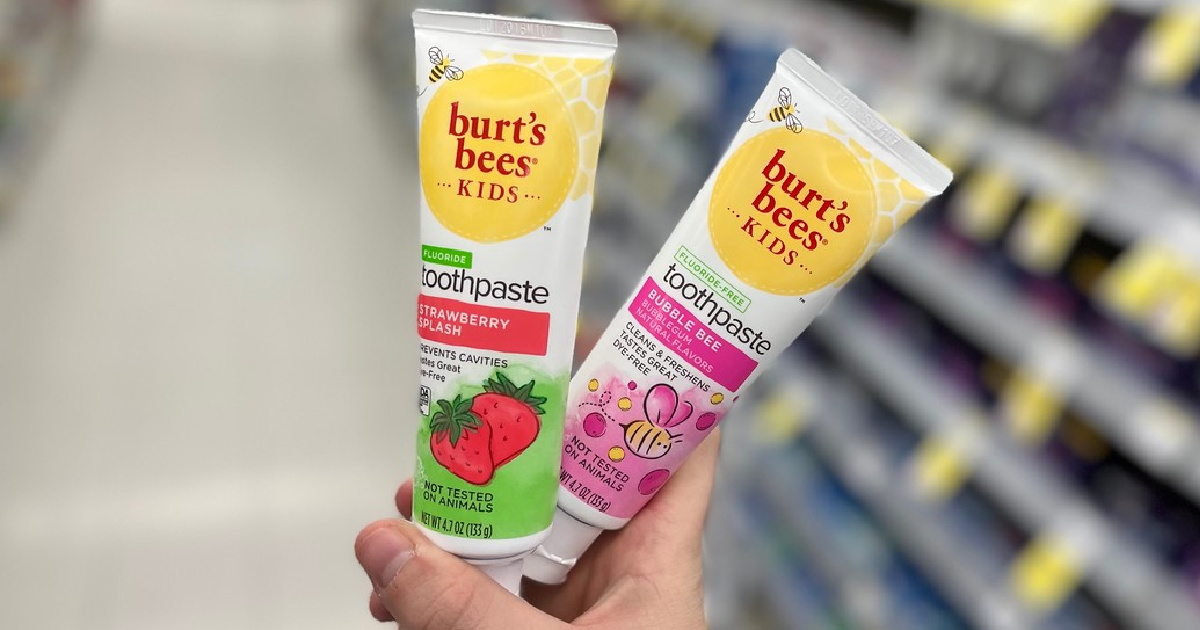 Burt’s Bees Kids Toothpaste 4-Pack Just $3.99 on Amazon - Only $1 Each ...