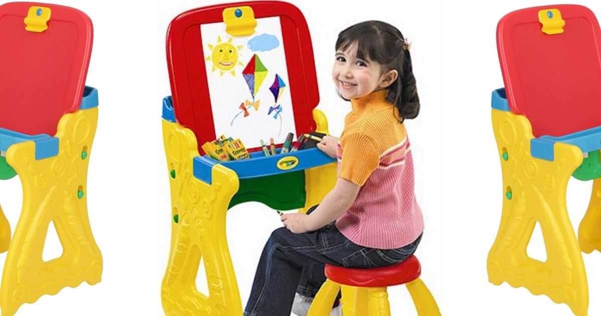 Crayola Play 'N Fold 2-in-1 Art Studio Easel Desk Only $24 on Walmart ...