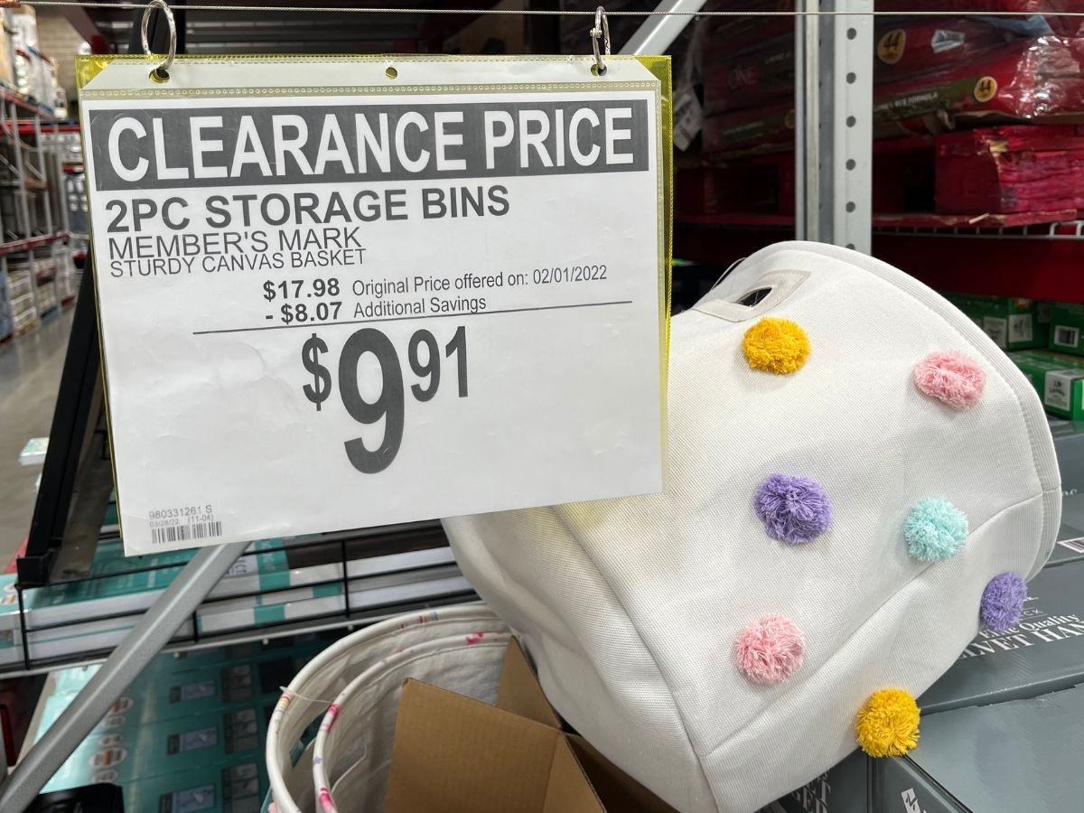 Member's Mark Canvas Storage Bin 2-Packs Possibly Only $9.91 at Sam's ...