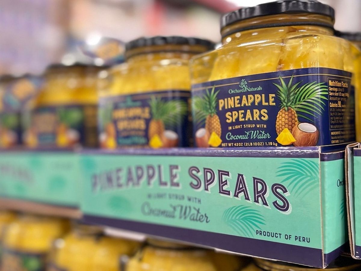 Huge 42oz Jar Of Pineapple Spears In Coconut Water Only 7 69 At Costco