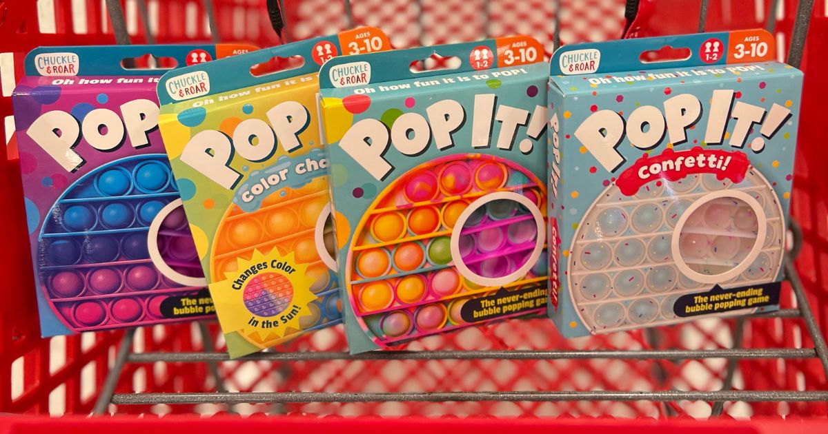 Buy 2 Pop It Sensory Games, Get 1 FREE at Target | Prices from $3.33 Each
