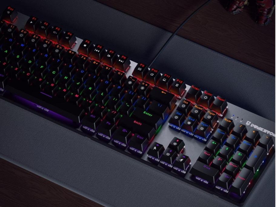 Punkston Mechanical Gaming Keyboard w/ RGB Lights Just $21.99 on Amazon ...
