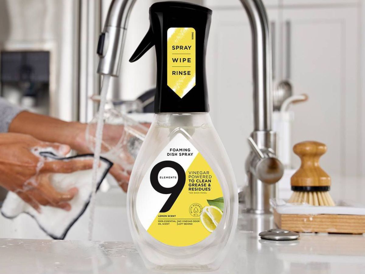 9 Elements Foaming Dish Spray Only 99¢ at Target (In-Store Only)