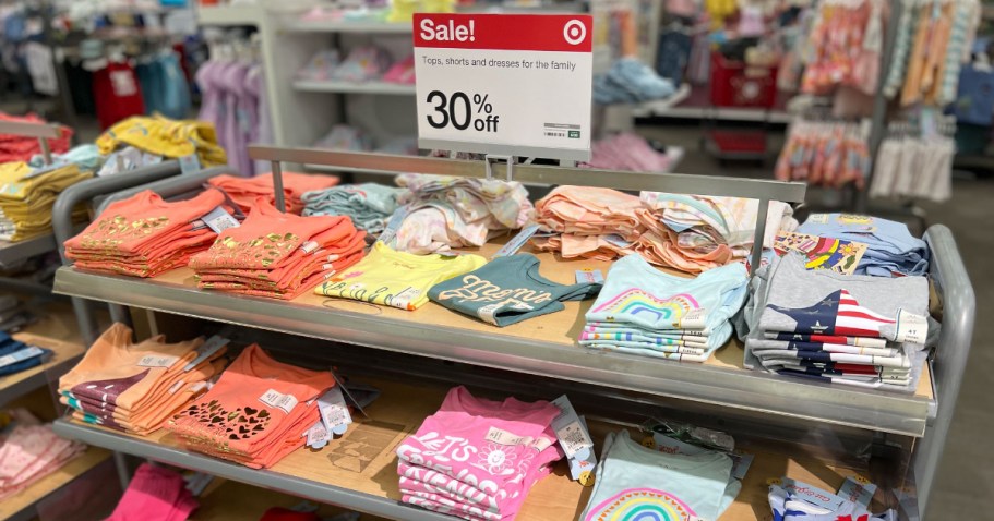 30% Off Cat & Jack Clothing | Kids Tees & Shorts ONLY $2.80! | Hip2Save