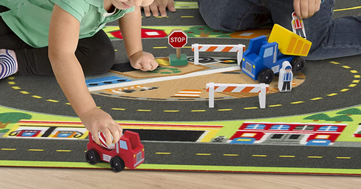 Melissa & Doug Jumbo Roadway Activity Rug Just $38.66 Shipped on Amazon ...