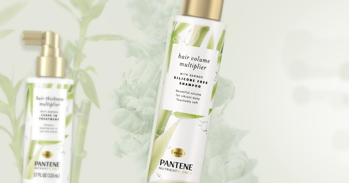 Pantene Nutrient Blends Volumizing Shampoo 4-Pack Only $14.28 Shipped ...