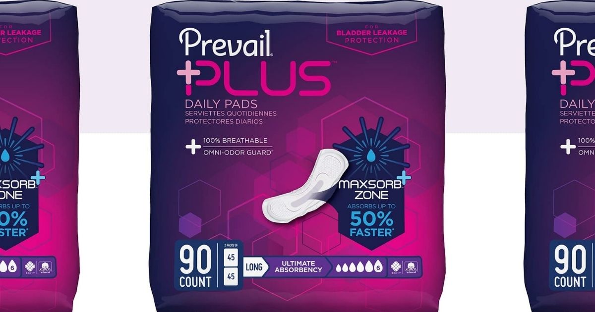 Free Prevail Plus Women's Daily Pads Sample