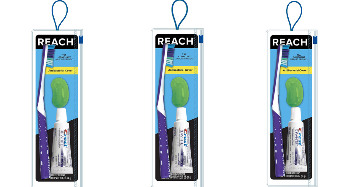 REACH Ultraclean Travel Kit Toothbrush Only $1.34 Shipped on Amazon ...