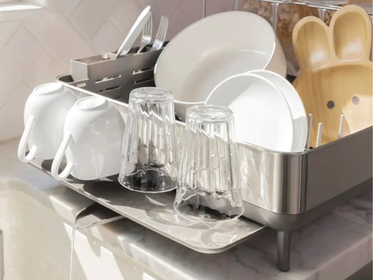 Simplehuman Stainless Steel Dish Rack Just $9.97 for Costco Members ...