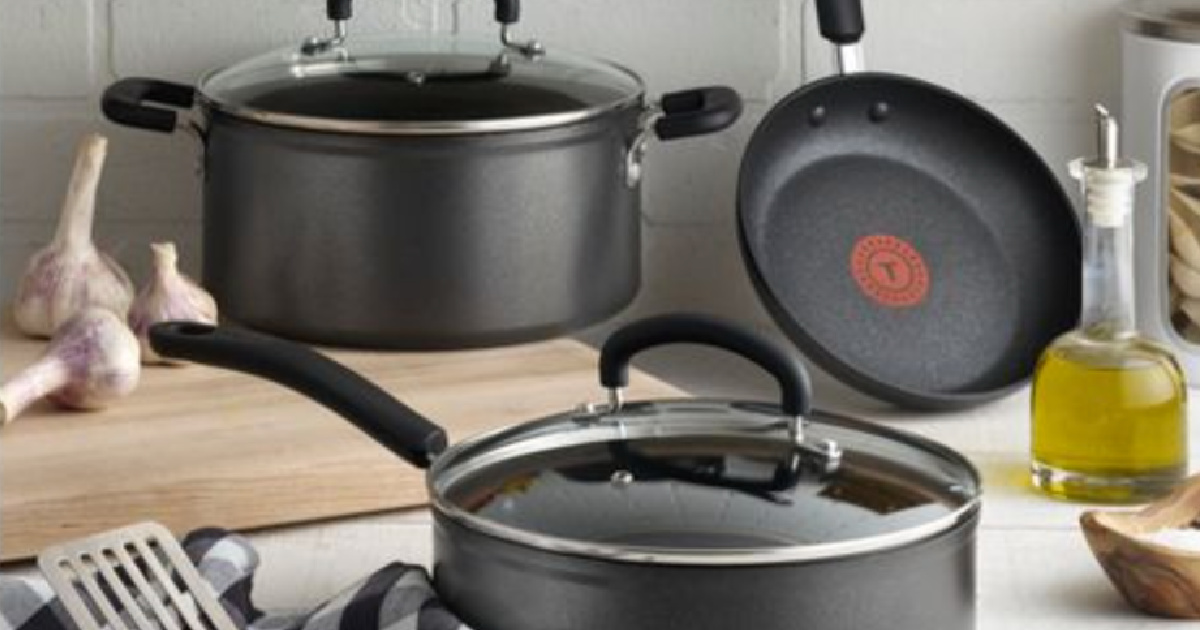 T-Fal Nonstick Cookware 12-Piece Set Just $69.99 Shipped (Reg. $180 ...