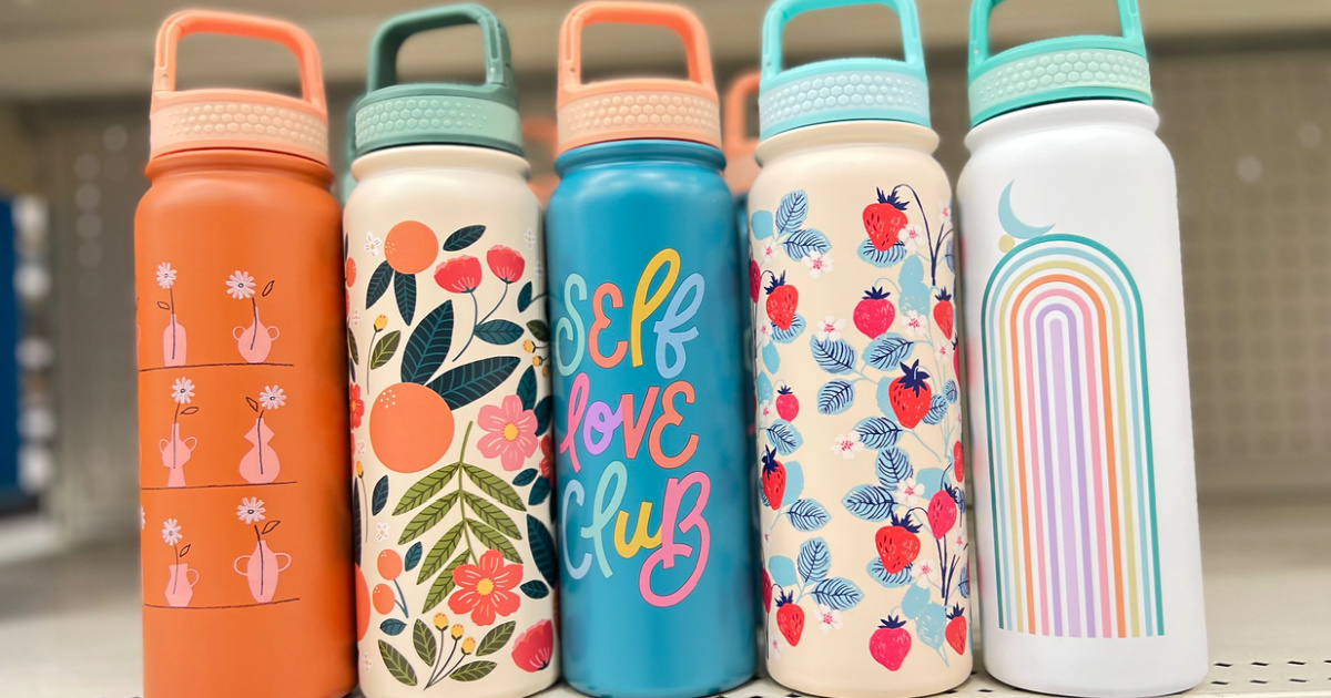 Cute Water Bottles & Mugs as Low as $8.99 at Target | Stacks w/ $15 Off ...