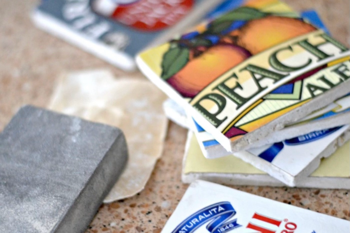 Homemade Beer Coasters | DIY Father's Day Gift Idea