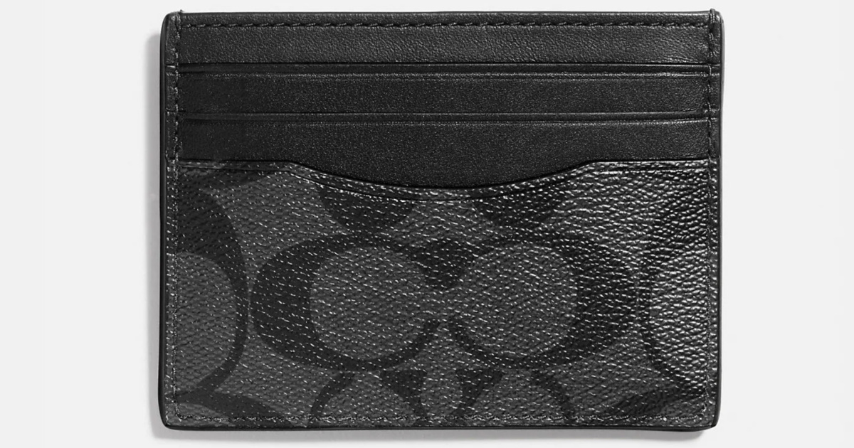 Coach Men's Wallets & Card Cases from $26 Shipped (Regularly $78 ...