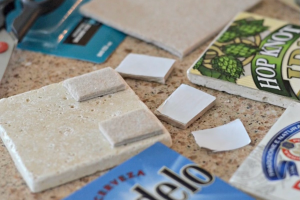 Homemade Beer Coasters | DIY Father's Day Gift Idea