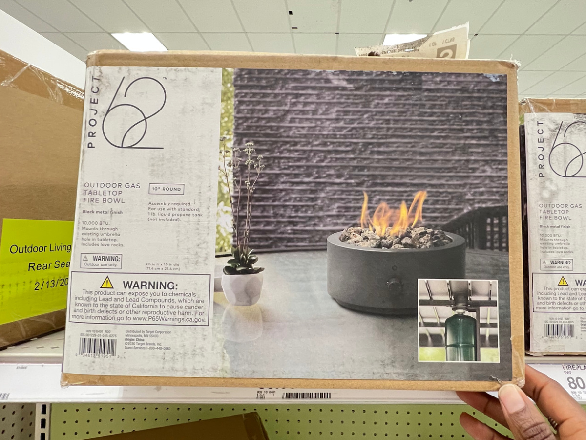 50% Off Target Fire Pits | Patio Tabletop Fireplace Only $40 Shipped ...