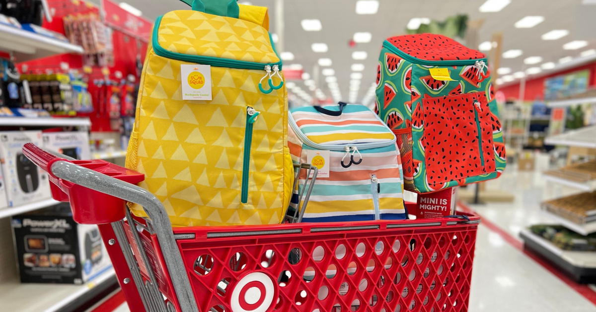 Sun Squad Cooler Bags & Backpacks ONLY $12 on Target.com (Regularly $20)