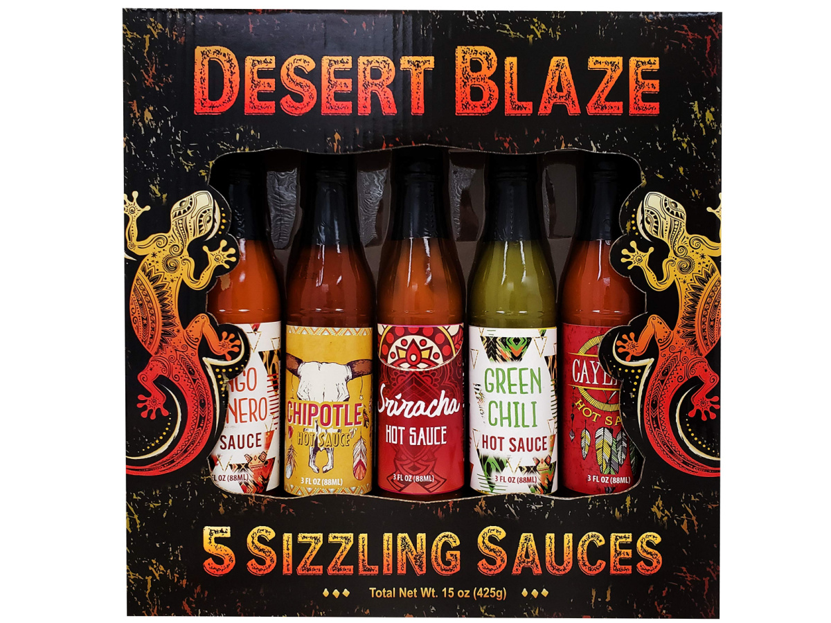 Desert Blaze Sizzling Hot Sauces 5-Piece Set Only $7.47 Shipped on ...