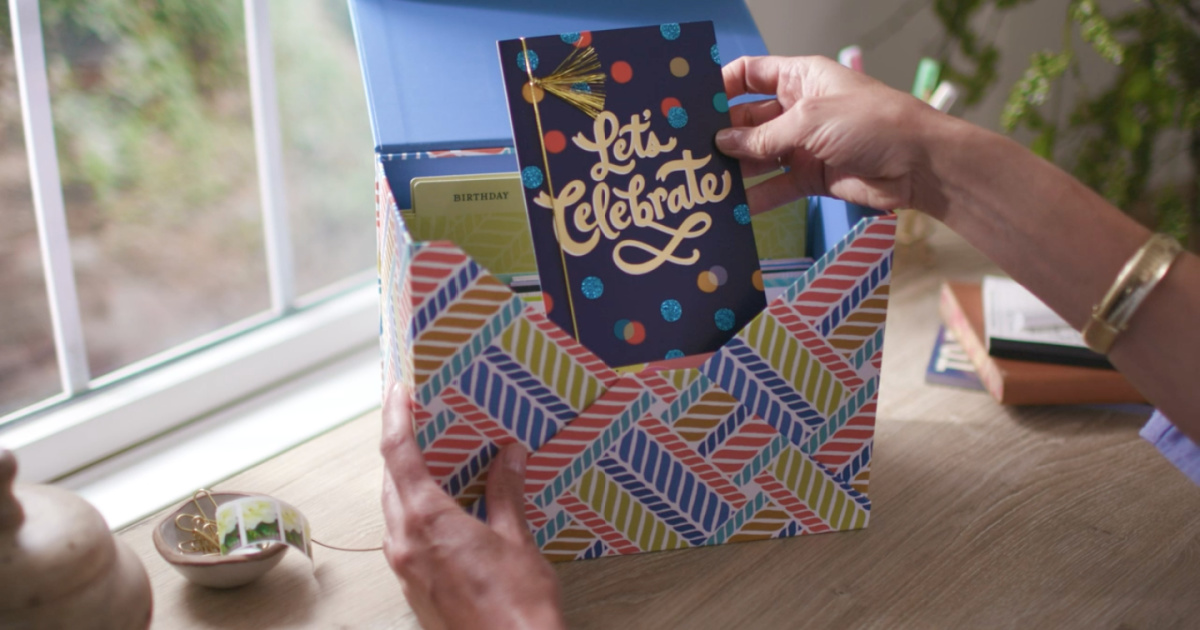 Handmade Hallmark Cards 24-Pack w/ Storage Box Only $17.80 Shipped on ...