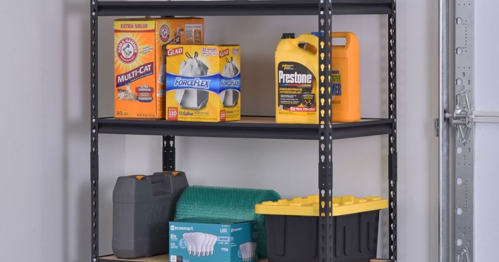 Adjustable 5-Tier Metal Storage Rack Only $59 on Walmart.com w/ Free ...