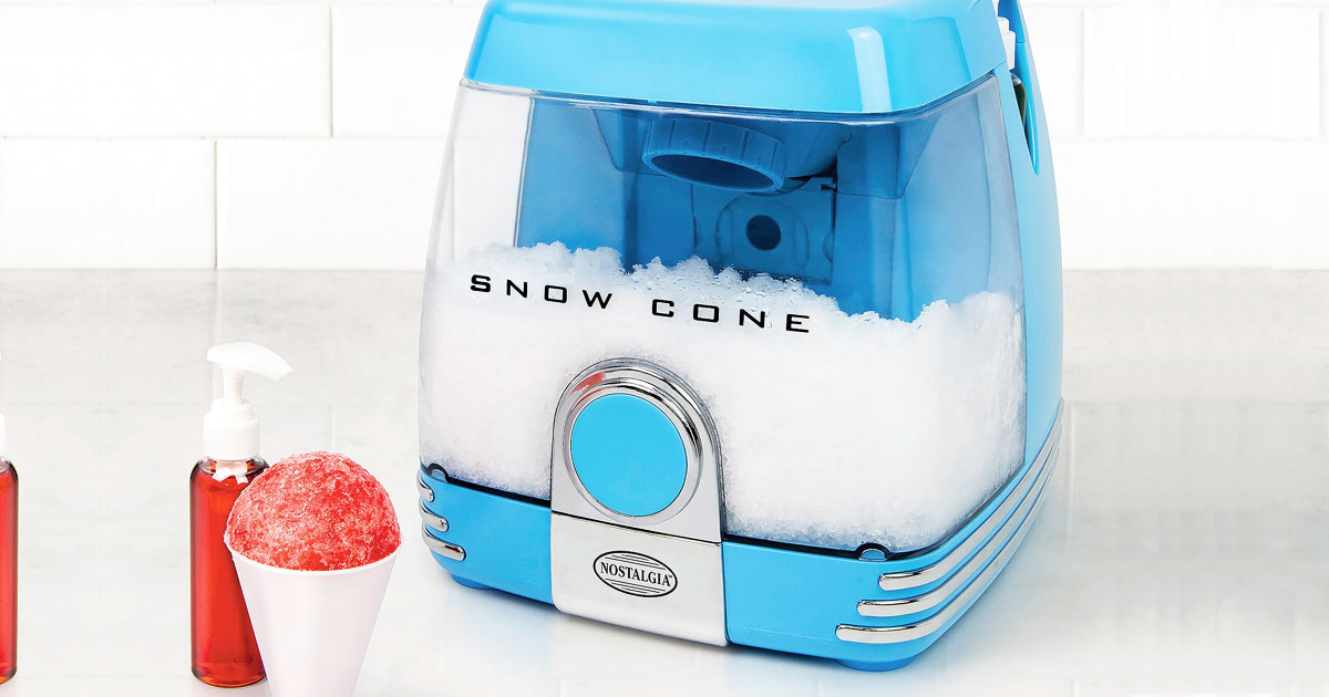Nostalgia Snow Cone Station Only $44.99 Shipped on Macys.com (Reg. $88 ...