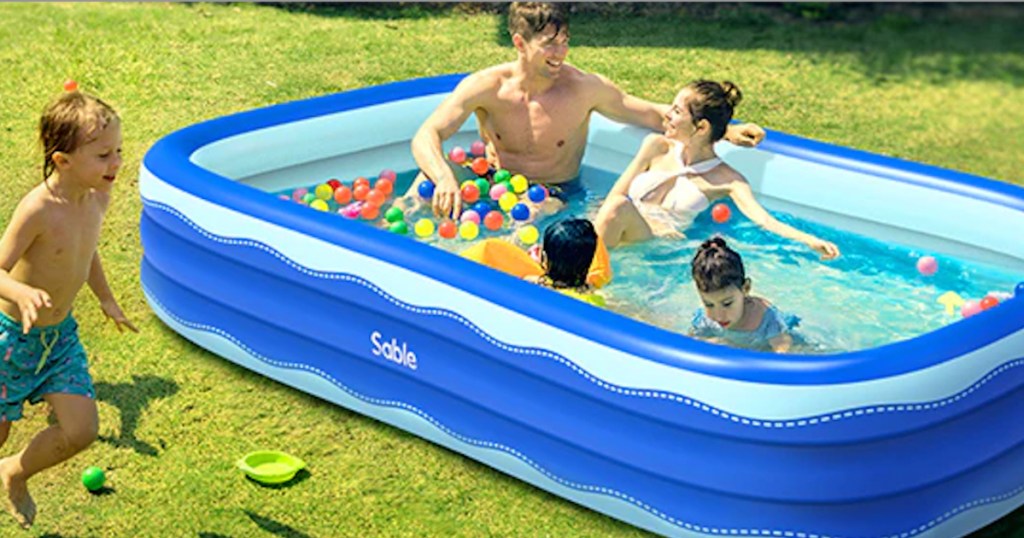 Indoor/Outdoor Inflatable Swimming Pool Only $33.98 Shipped (Regularly ...
