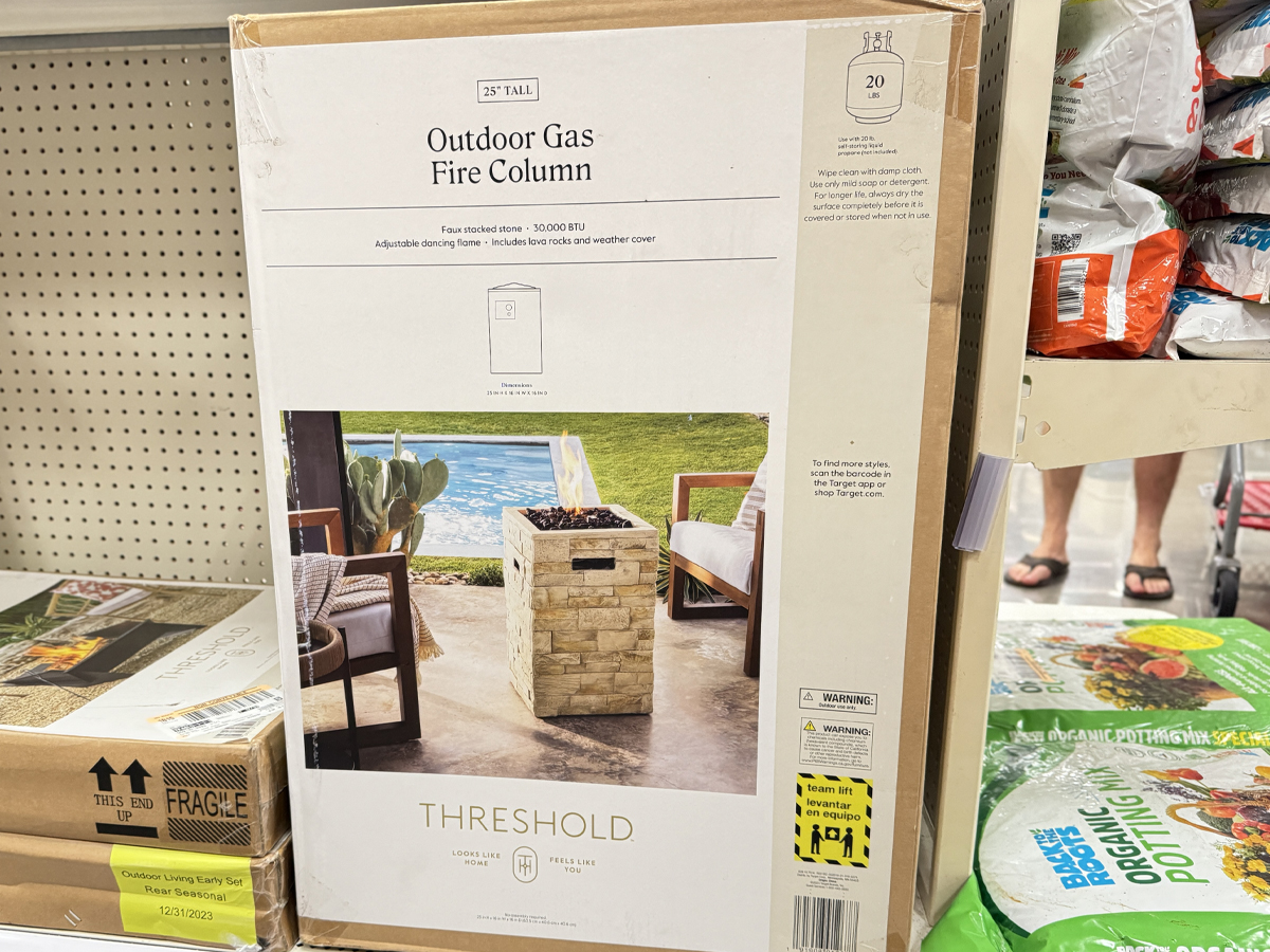 50% Off Target Fire Pits | Patio Tabletop Fireplace Only $40 Shipped ...