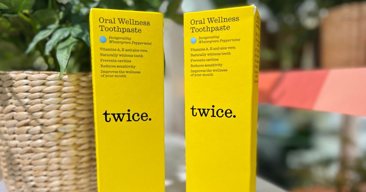 NEW Twice Oral Wellness Toothpastes Just $1.58 Each After Target Gift ...