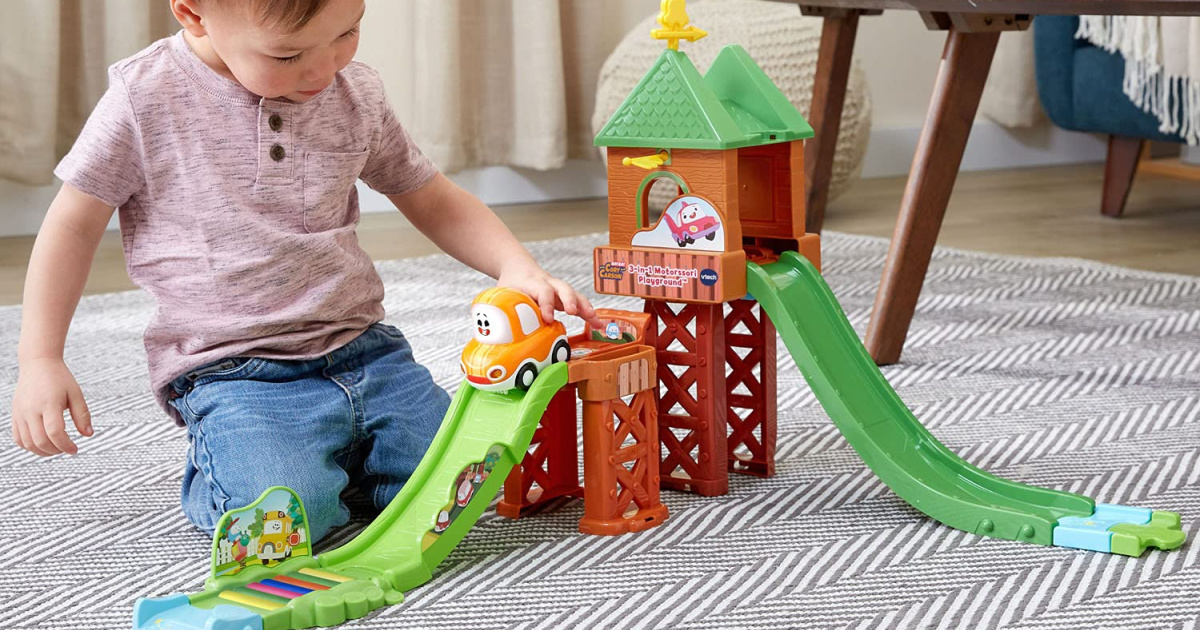 50% Off VTech Go Go Cory Carson 3-in-1 Motorssori Playground Toy on ...