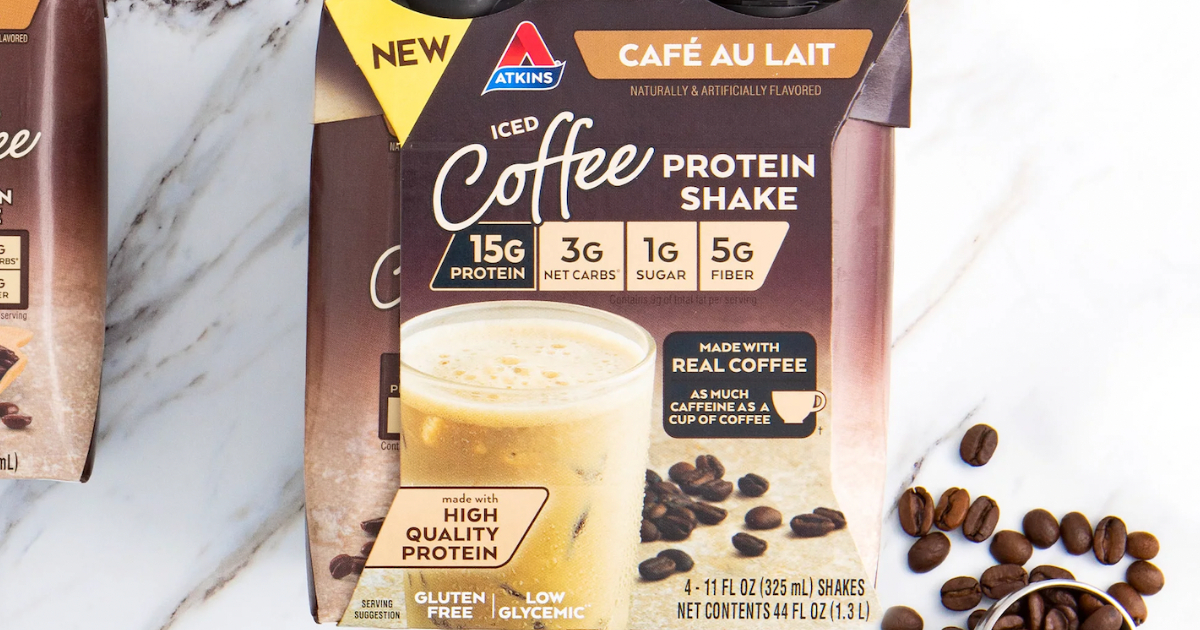 Atkins Protein Shakes 12-Pack Only $10.77 Shipped on Amazon (Reg. $25 ...