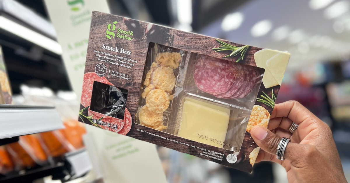 50% Off Target Good and Gather Snack Box & Cured Meats (Just Use Your ...