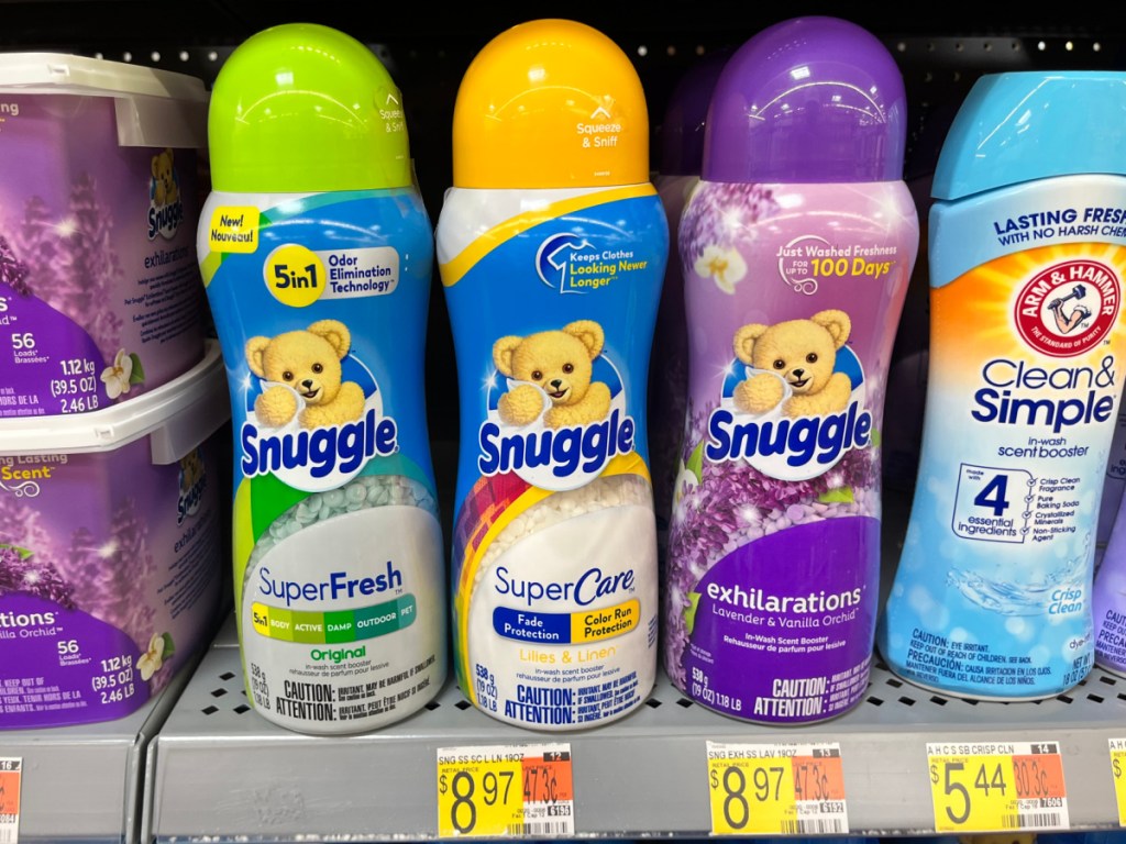 Snuggle Laundry Scent Boosters 4-Pack Only $11.96 Shipped on Amazon ...
