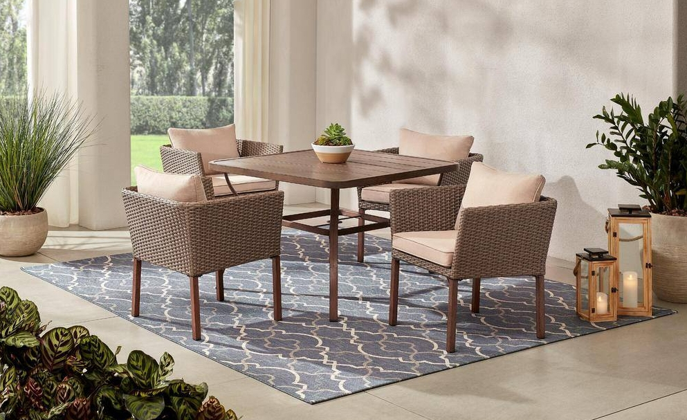 Up to 45% Off Home Depot Patio Furniture | 3-Piece Conversation Set ...