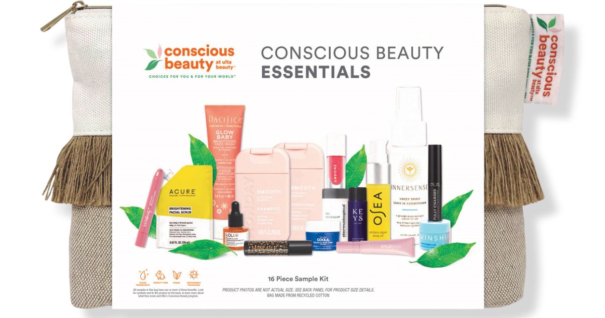 ULTA Conscious Beauty Essentials Sample Kit Only $20 ($164 Value ...