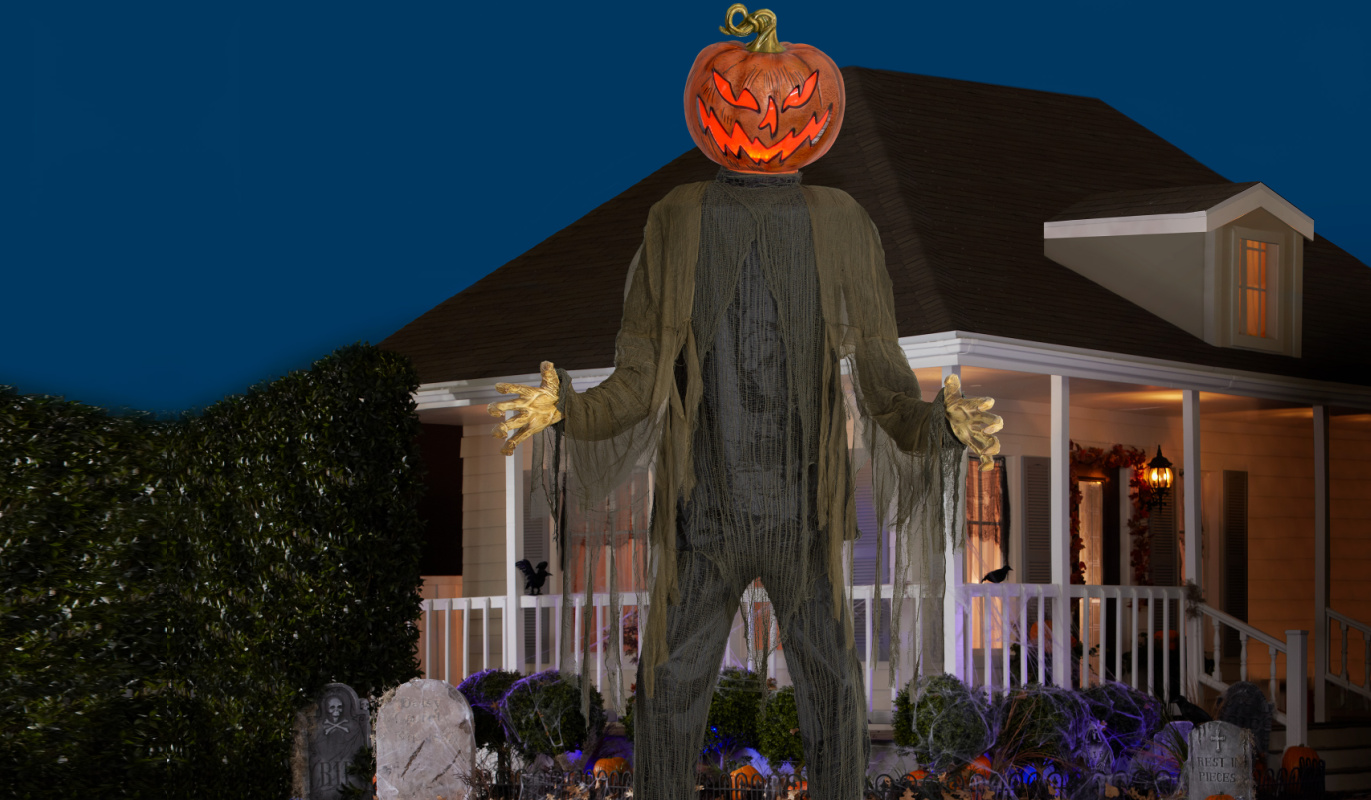 Walmart Has Released a Giant Animated 12-Foot Pumpkin Ghoul | Hip2Save