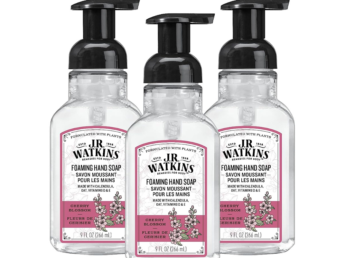 JR Watkins Hand Soap Bottles 3-Pack Just $6.73 Shipped on Amazon | Hip2Save
