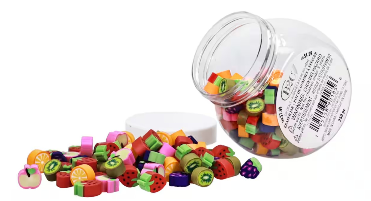Mini Erasers 250-Count Jar Only $2.99 on Michaels.com (Reg. $5) | Great ...