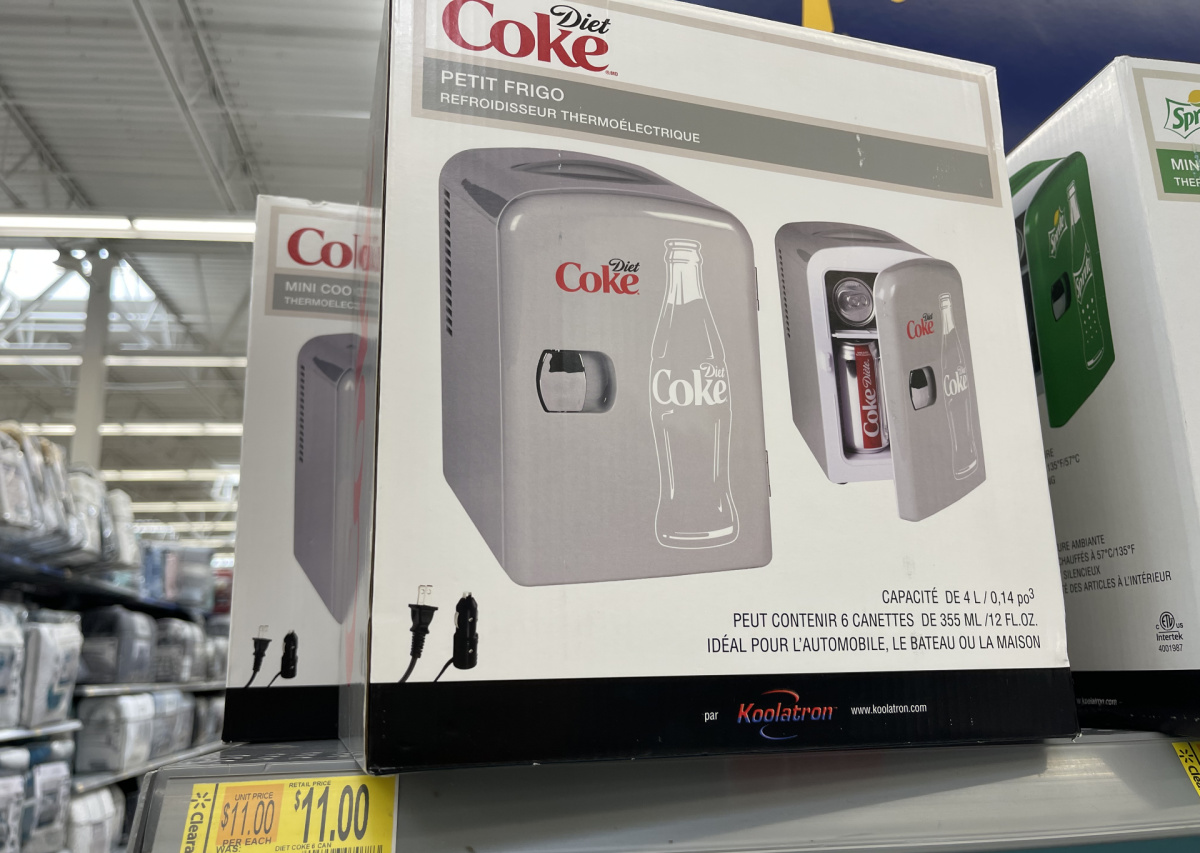 Coke Mini Fridge Possibly Only $11 at Walmart | Includes Sprite, Bud ...